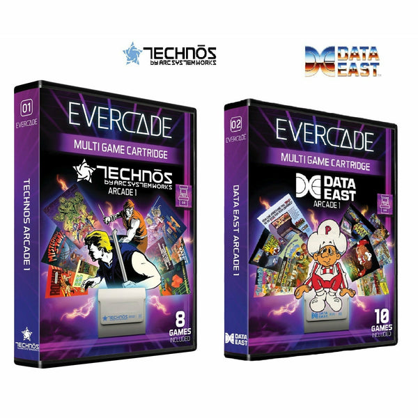 Evercade Technos Arcade & Data East Arcade Bundle – Rondo Products
